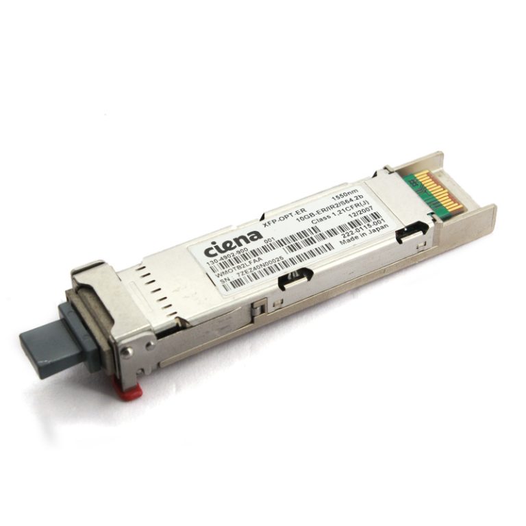 ciena 130-4902-900 WMOTB2LFAA 10GB-ER 10GB-ER XFP 1550nm 40km DOM Transceiver Module Used ...